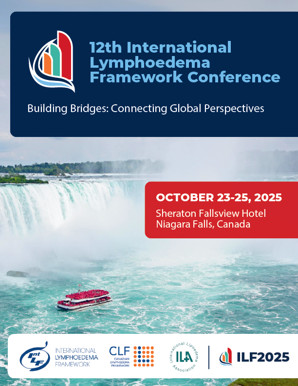 ILF Conference 23-25 October 2025, Niagra Falls, Canada - International Lymphoedema Framework